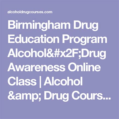 Drug Abuse Classes Fight Abused