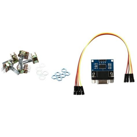 Max3232 Rs232 Serial Port To Ttl Converter Module With 5 Pcs B50k Split