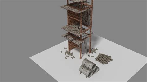 3d Elements Construction Model