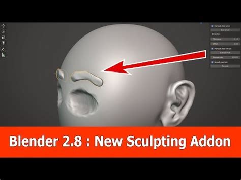 New Free Blender Sculpting Addon Fast Sculpt BlenderNation Blender Tutorial Blender Blender D