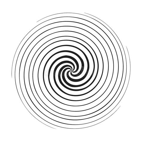 Concentric Radial Radiating Circles Element Vector Stock Vector Illustration Of Burst