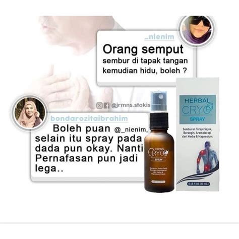 Cryo Spray Jrm By Bonda Rozita Ibrahim 💯 Shopee Singapore