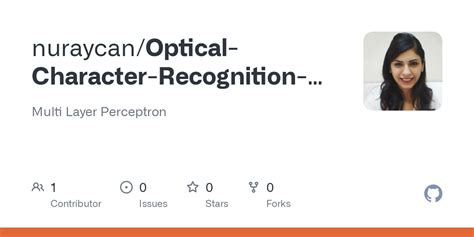 Github Nuraycanoptical Character Recognition Ocr Multi Layer Perceptron