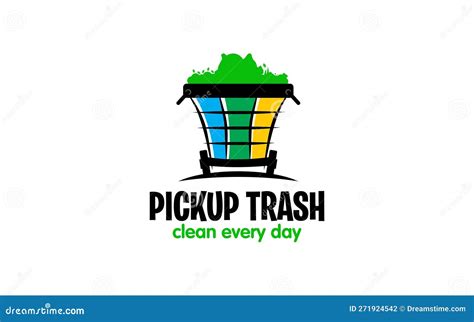 Illustration Vector Graphic Of A Volunteer Picking Up Trash Logo Design