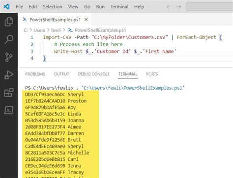 How To Read Csv File Line By Line In Powershell