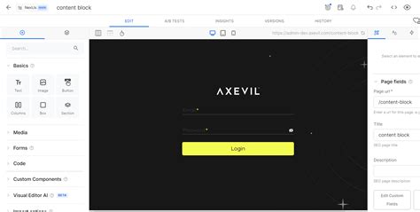 can not access to private page and edit content visual editor help forum