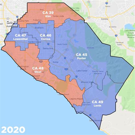 Your 2020 Orange County Map Of Congressional Districts Scrolller