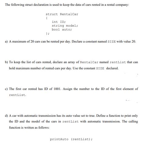solved the following struct declaration is used to keep the