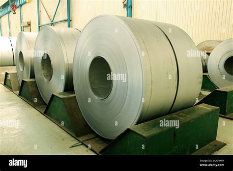 Strip Steel Production Workshop Stock Photo Alamy