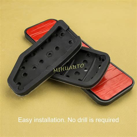 Footrest Brake Gas Pedal Cover Trim For Subaru Forester Impreza