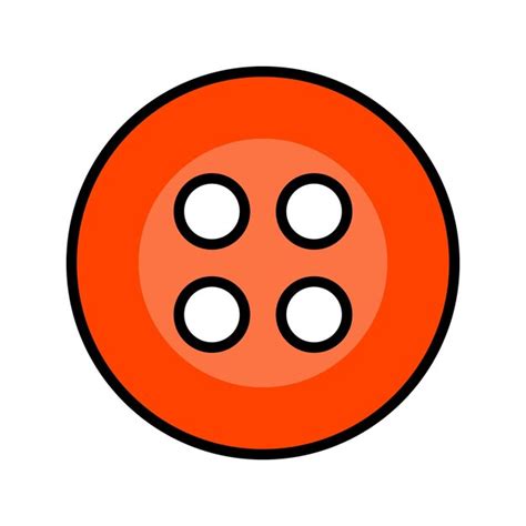 Premium Vector Shirt Button Icon Design Illustration Design