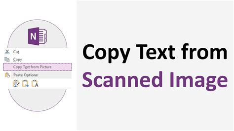 Copy Text From Picture Onenote