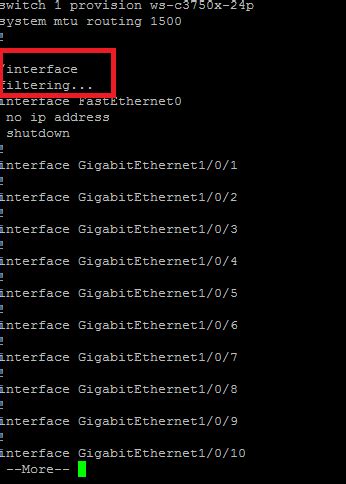 Cisco CLI Filter From More Of IT Depends Networks