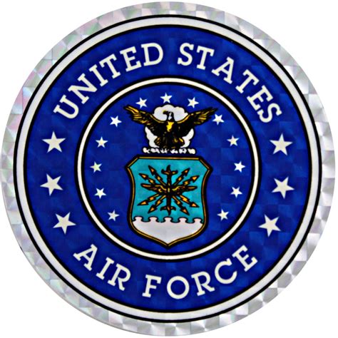 Air Force Crest Small Prism Decal Usamm