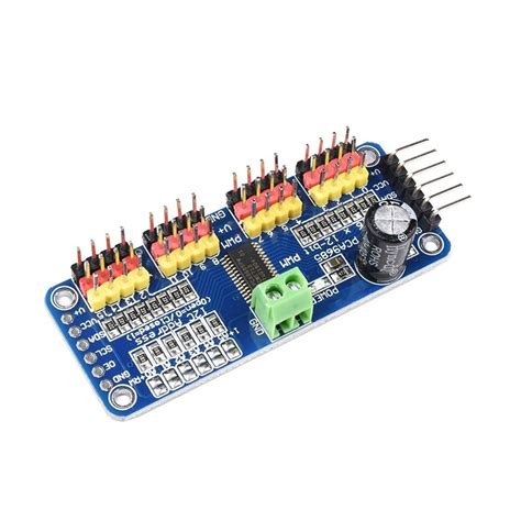 Модуль pca9685 16 канальный с i2c интерфейсом 12 bit pwm servo