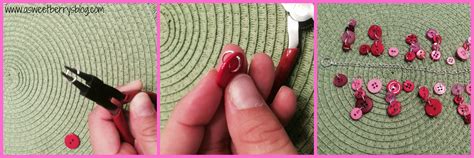 Pink Button Bracelet A Sweet Berry Designs Blog