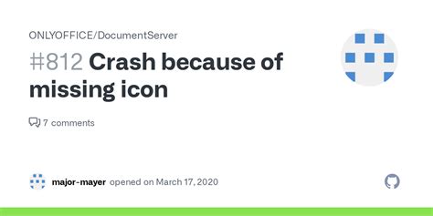 Crash Because Of Missing Icon · Issue 812 · Onlyofficedocumentserver