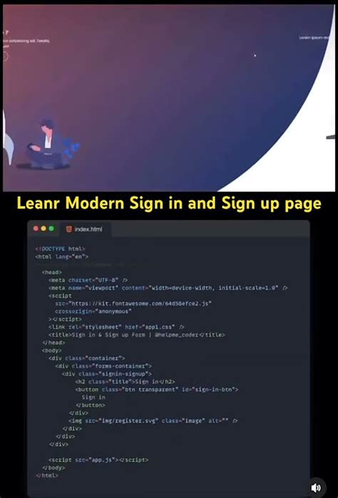 Login In Page With Html And Css Html Shorts Tutorial Javascript