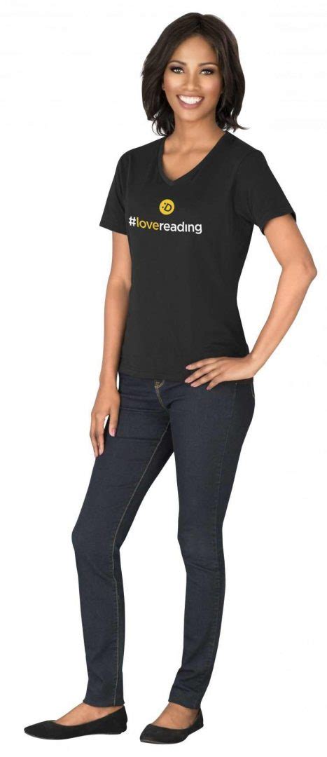 Ladies Super Club 165 V Neck T Shirt Brand Lifesavers