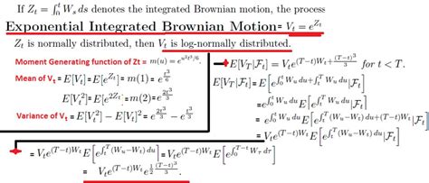 Exponential Integrated Brownian Motion Wt Is A Brownian Motion Or Another Stochastic Process