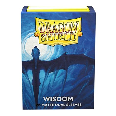 Dragon Shield Wisdom Matte Dual Sleeves 100 Pack Big W