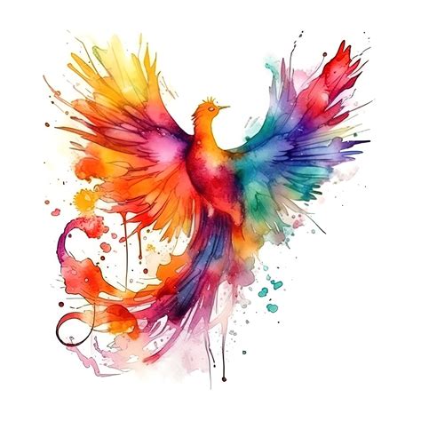 Ai产生的 凤凰 水彩 Pixabay上的免费图片 Pixabay