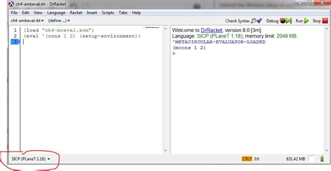 Getting Sicp To Run On Racket Excercise 448 Cannot Get Load To