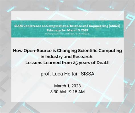 mhpc on linkedin computational mathematics siamcse23