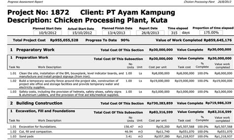 Progress Billing For Construction Sample Invoice Template