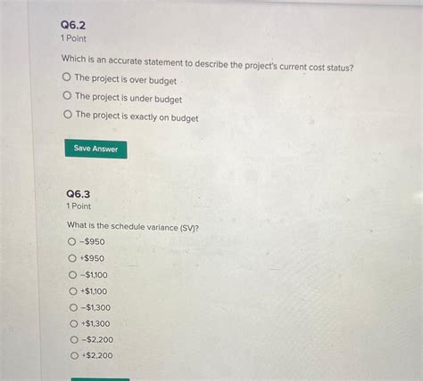 solved q6 6 points use the table and information below to