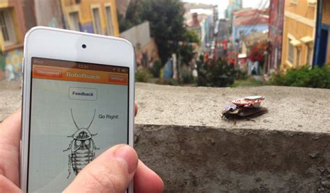 Roboroach Control The Movements Of A Live Cockroach With Your Phone