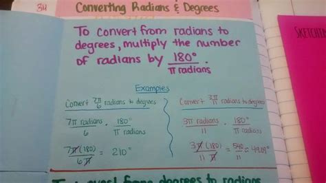Trigonometry Unit 2 Interactive Notebook Pages Math Love
