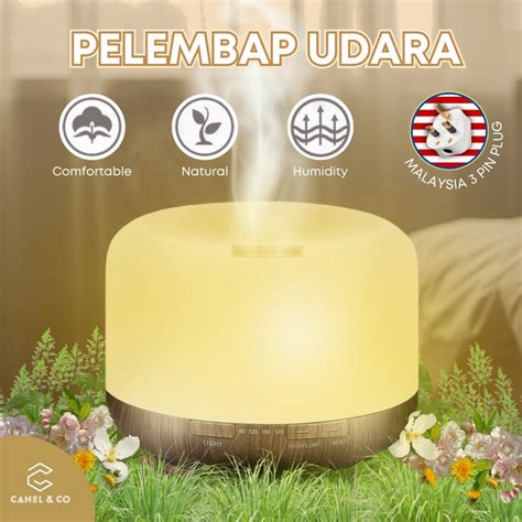 500ml Air Humidifier Aroma Diffuser Purifier Aromatherapy Humidify