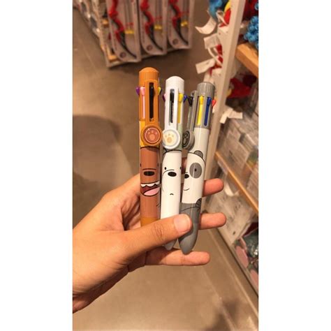 Jual Bolpoint Miniso Wbb Pulpen We Bare Bears Grizz Panda Icebear