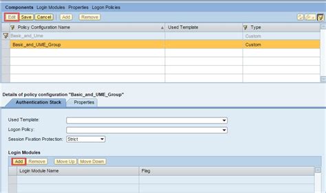 Using Ume Groups In An Authentication Stack Sap Community