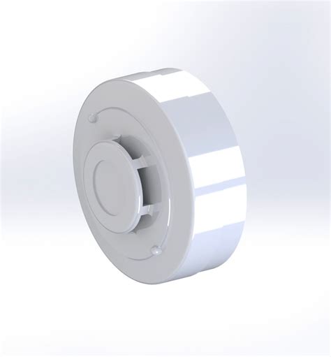 烟雾探测器 SOLIDWORKS 2019 模型图纸下载 懒石网
