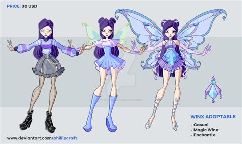 Winx Oc Adoptable 4 Closed By Phillipcraft On Deviantart