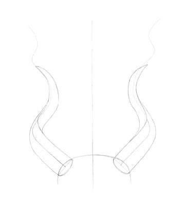 How To Draw Horns