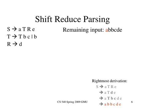 ppt lecture 5 lr parsing powerpoint presentation free download id