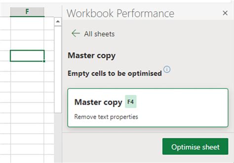 check performance inside the new excel tool office watch