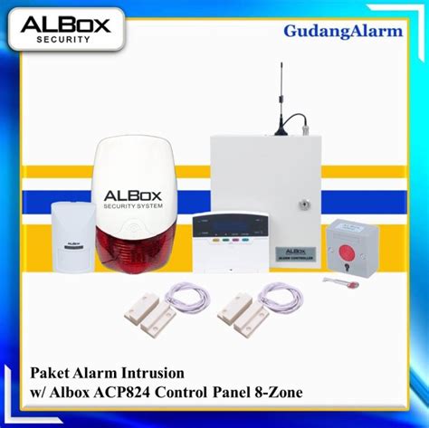Jual Paket Alarm Intrusion Albox With Control Panel 8 Zone Acp824 Jakarta Timur Gudangalarm