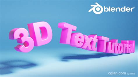 Blender Text Tutorial How To Edit Text And Convert Text To Mesh
