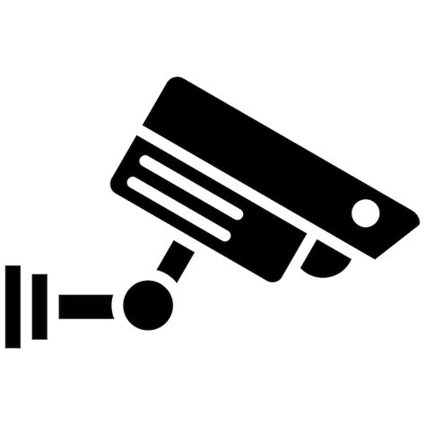 Premium Vector Cctv Camera Vector Illustration Style