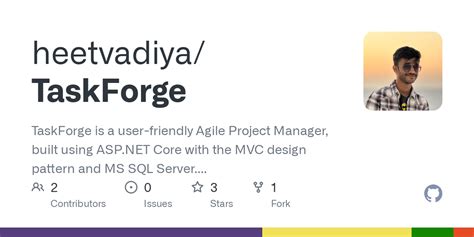 Github Heetvadiyataskforge Taskforge Is A User Friendly Agile
