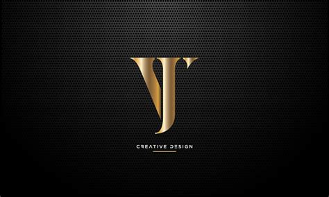 알파벳 문자 아이콘 로고 Vj Jv 모노그램 0명에 대한 스톡 벡터 아트 및 기타 이미지 0명 감청색 개념 Istock