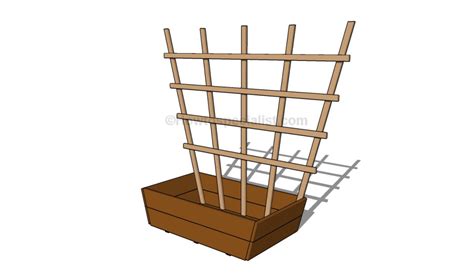 Planter With Trellis HowToSpecialist How To Build Step By Step DIY Plans