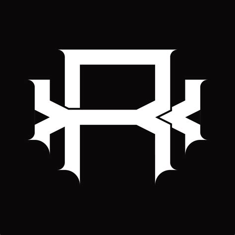 Xr Logo Monogram With Vintage Overlapping Linked Style Design Template 16567651 Vector Art At