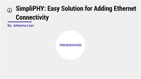simpliphy easy solution for adding ethernet connectivity by pedro