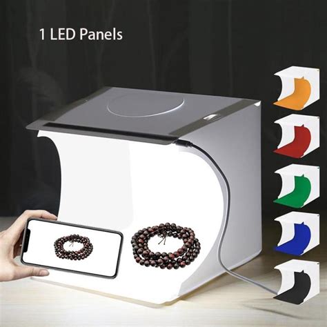 6 X Background Led Panels Portable Folding Photo B Grandado