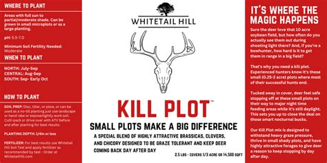 Kill Plot Whitetail Hill